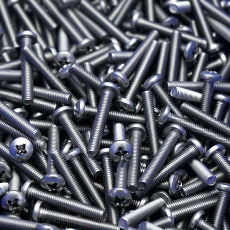 C-504HD - SCREW 10-32 X1.25 PAN PHIL SS - Blue-White Industries