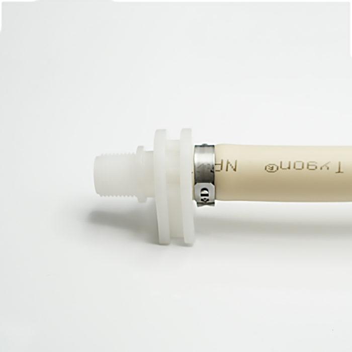 TUBE ASSY A4/M4 MNP .5" M/NPT FLEX-A-PRENE - Blue-White Industries