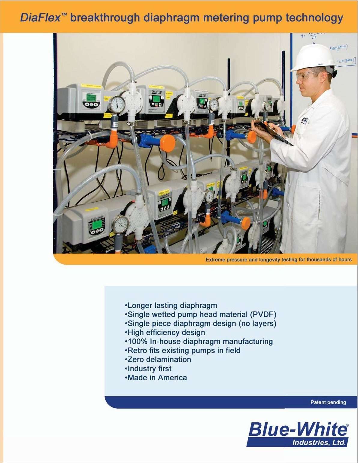 Introducing the DiaFlex® Diaphragm - Blue-White Industries