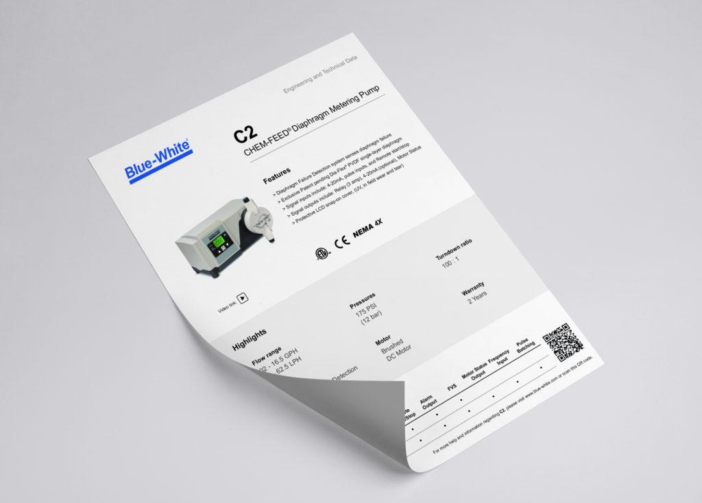C2 Technical Data Sheet – 85000-095 - Blue-White Industries