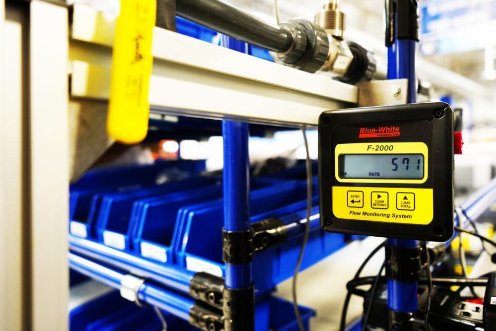 Paddlewheel Flow Meters in Industrial Proportional Feed Systems - Blue ...