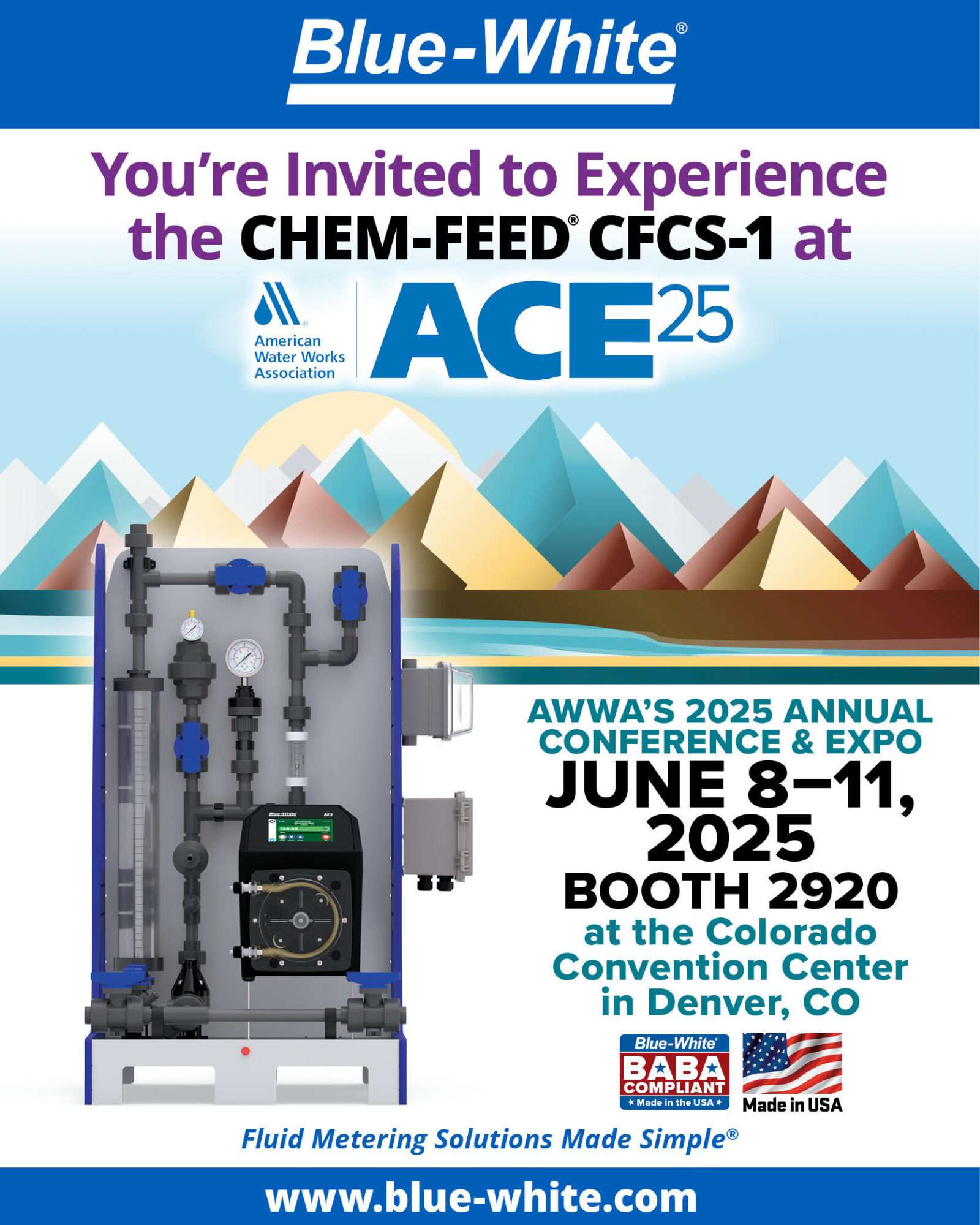 AWWA - ACE25 - Blue-White Industries