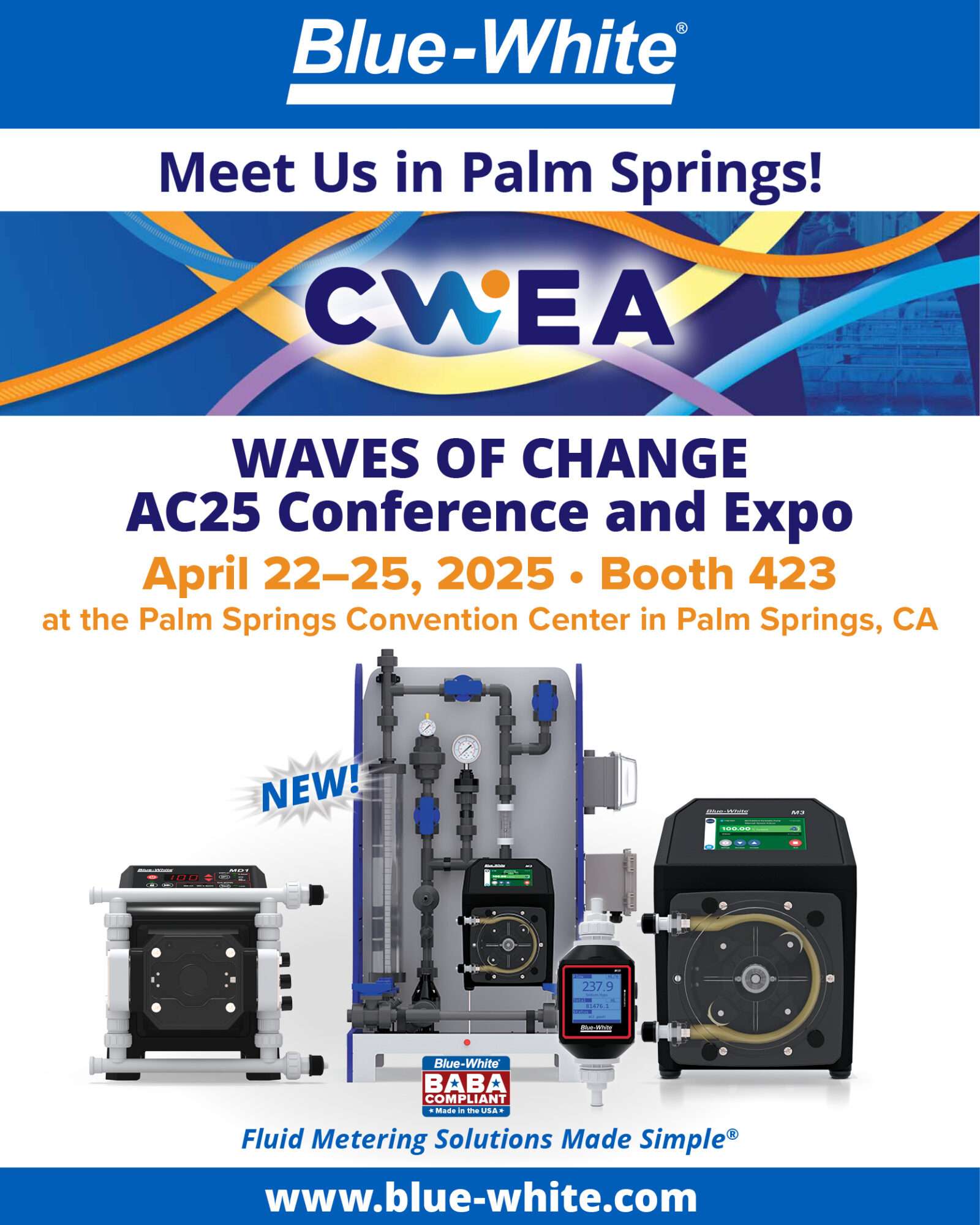 CWEA Annual Conference - Blue-White Industries