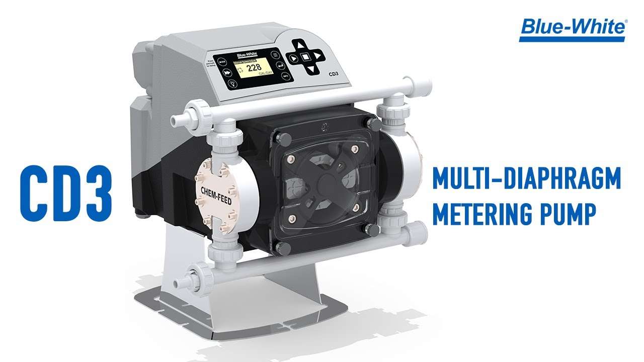 CD3 Multi-Diaphragm Chemical Metering Pump - Blue-White Industries