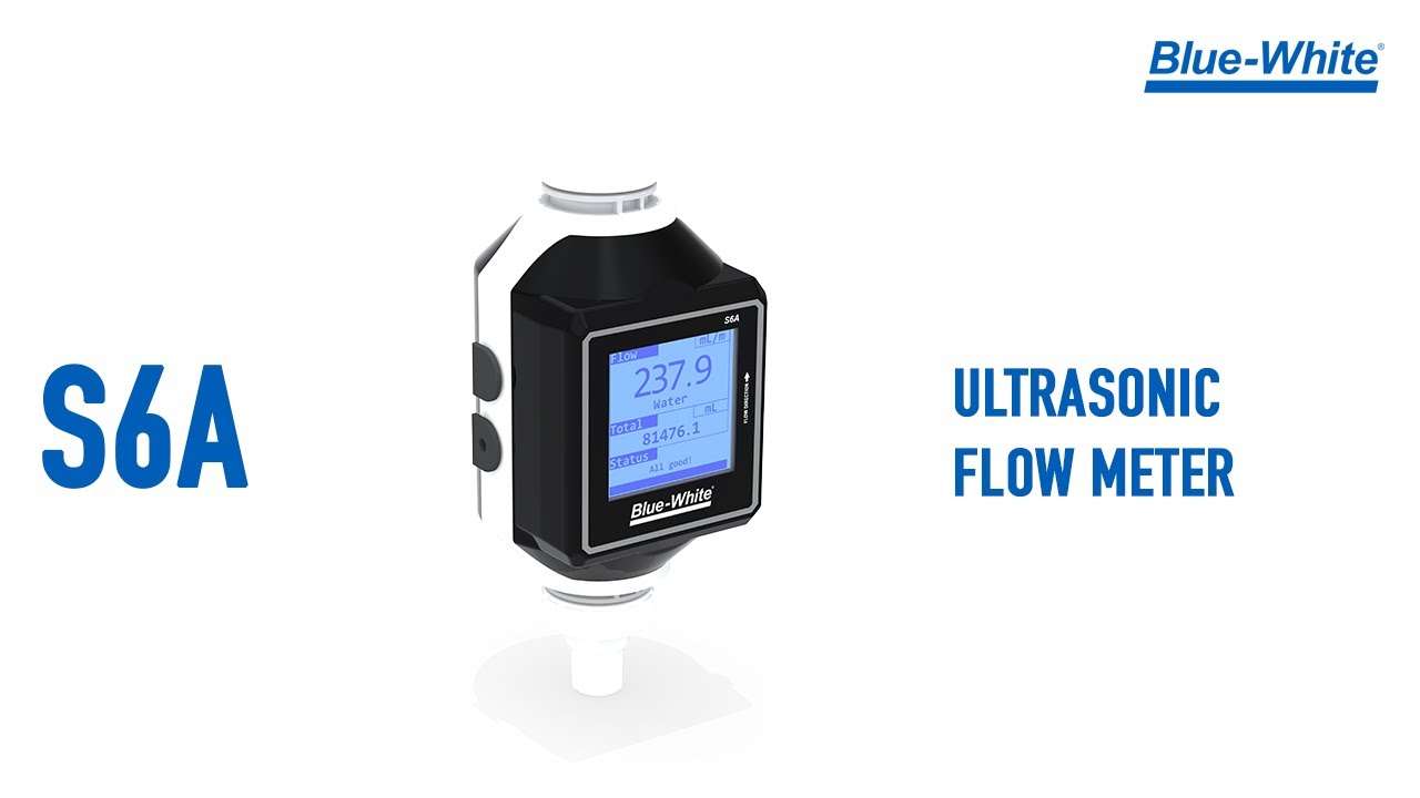 Sonic-Pro® S6A Chemical Feed Flow Meter - Blue-White Industries