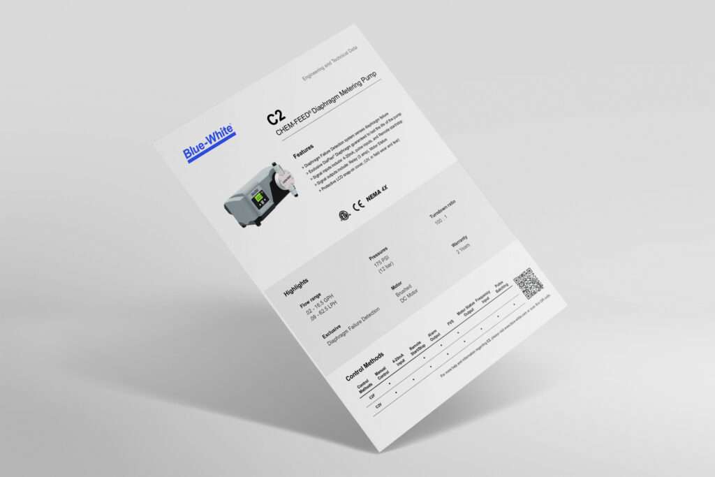 C2 Technical Data Sheet – 85000-095 - Blue-White Industries