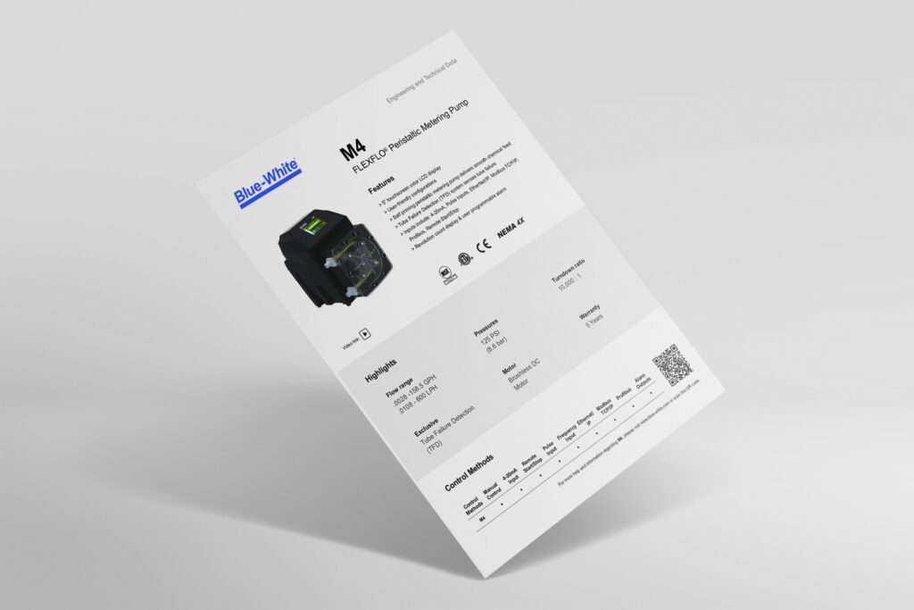 M4 Technical Data Sheet – 85000-158 - Blue-White Industries