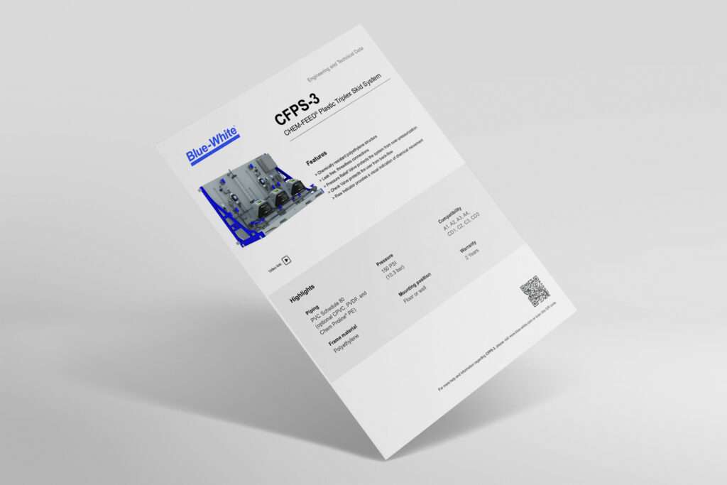 CFPS-3 Technical Data Sheet – 85000-162 - Blue-White Industries