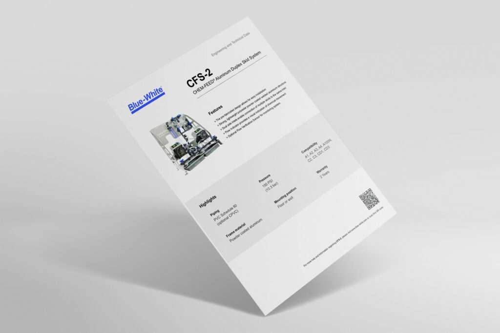 CFS-2 teknisk datablad – 85000-175 - Blue-White Industrier