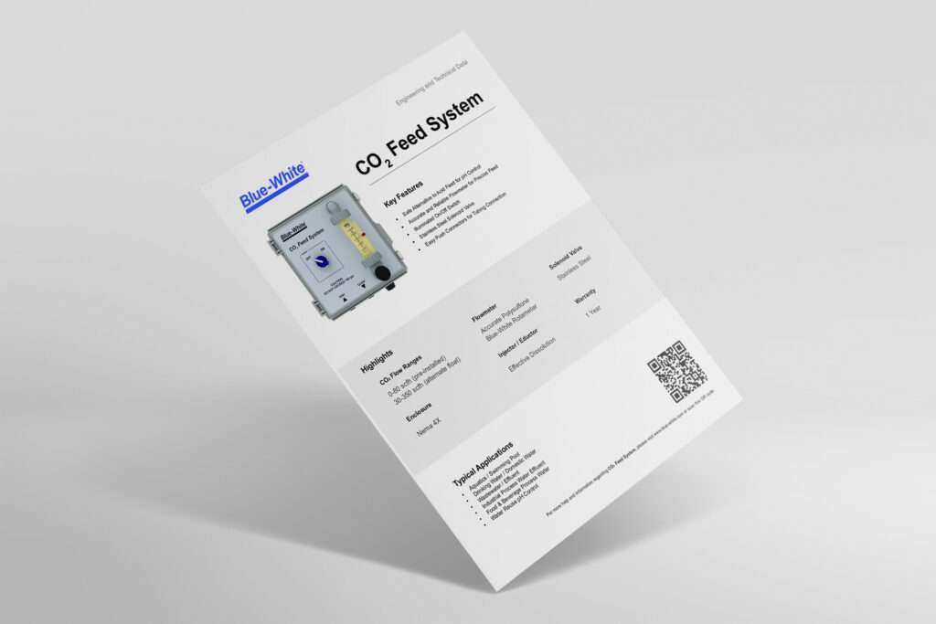 CO2 Feed System Technical Data Sheet - 85000-191 - Blue-White Industries