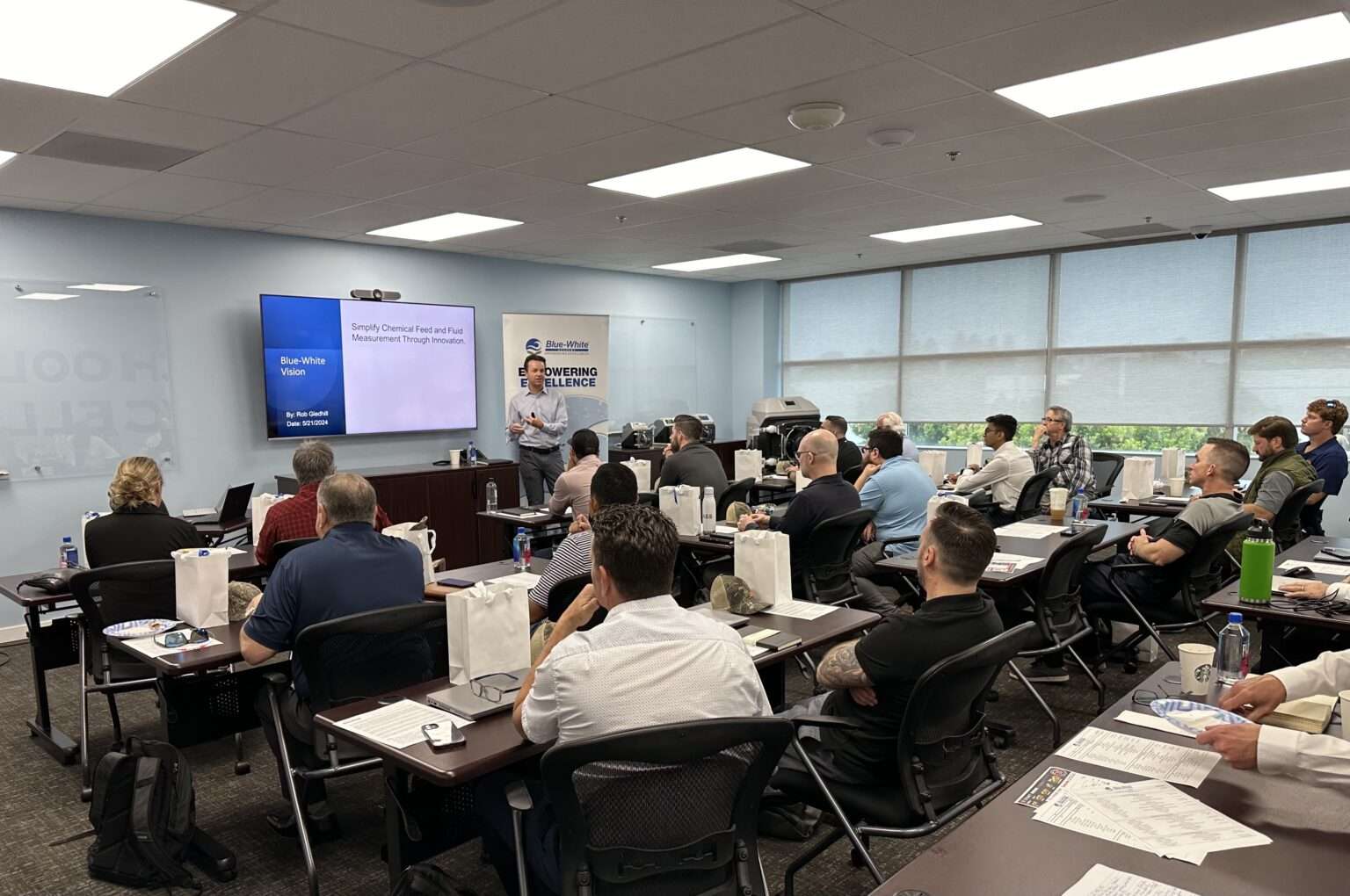 Blue-White® Academy Hosts Distributors for In-Depth Training - Blue-White Industries