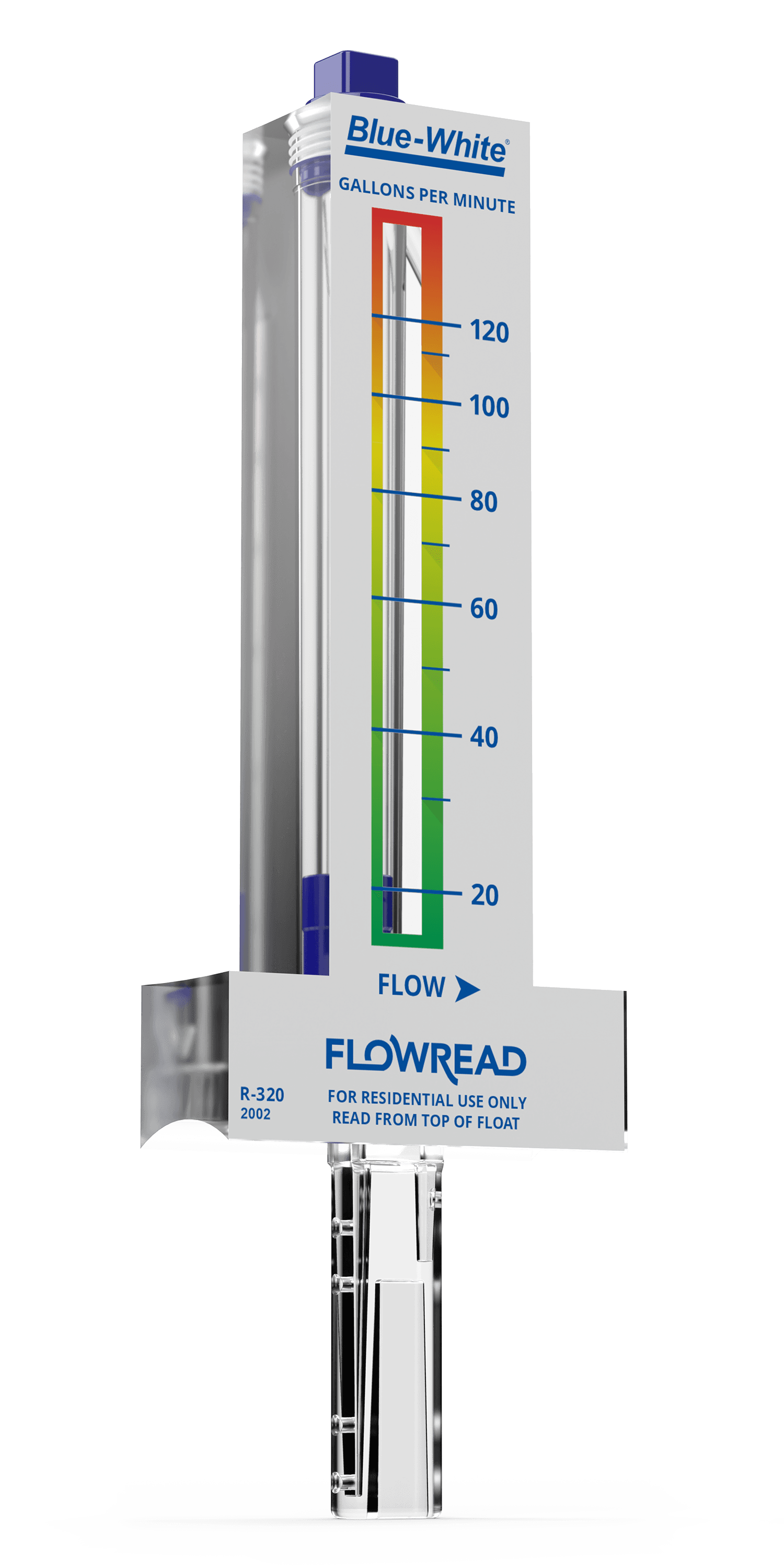 FLOWREAD® R-300 Pool Flow Meter - Blue-White Industries