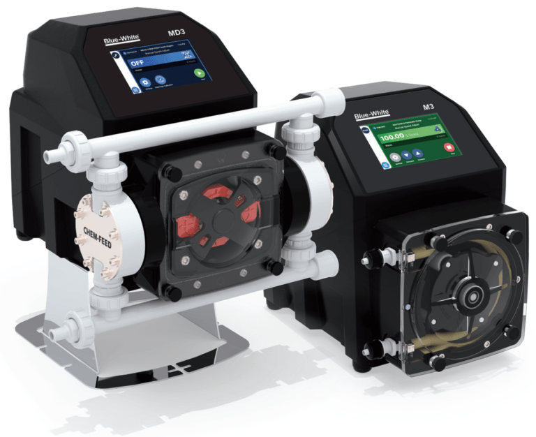 Avantages du choix des moteurs BLDC pour les pompes doseuses chimiques - Blue-White Industries