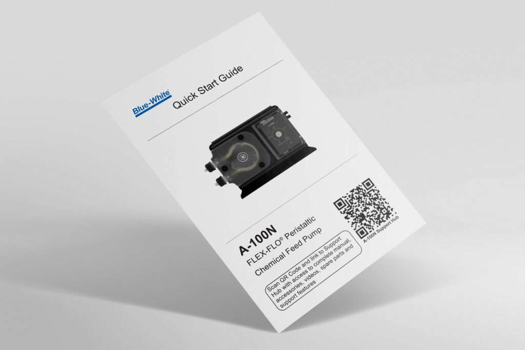 A-100N Quick Start Guide - 80000-738 - Blue-White Industries