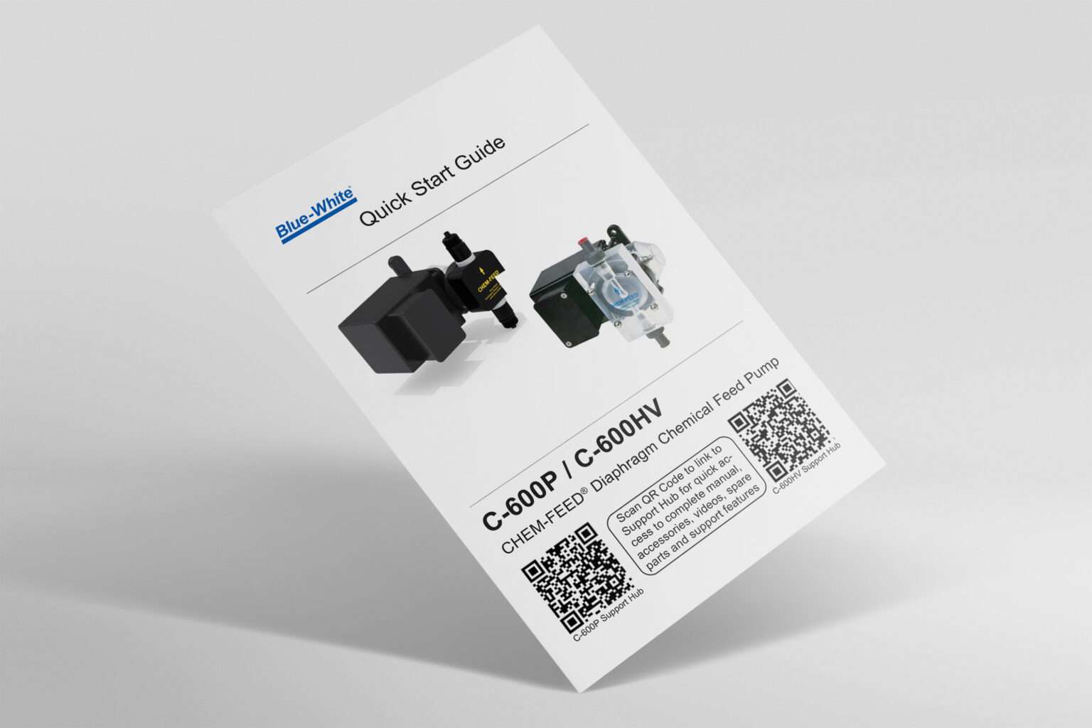 C-600 Quick Start Guide - 80000-740 - Blue-White Industries